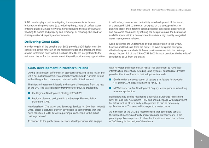 SuDS Route Maps - booklet