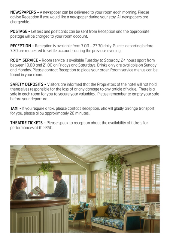 The Arden Hotel - Room Compendium