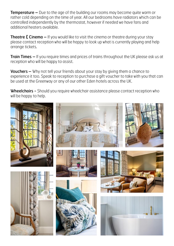 The Greenway Hotel - Room Compendium