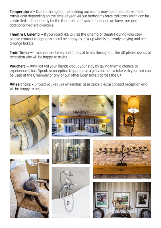 The Greenway Hotel - Room Compendium