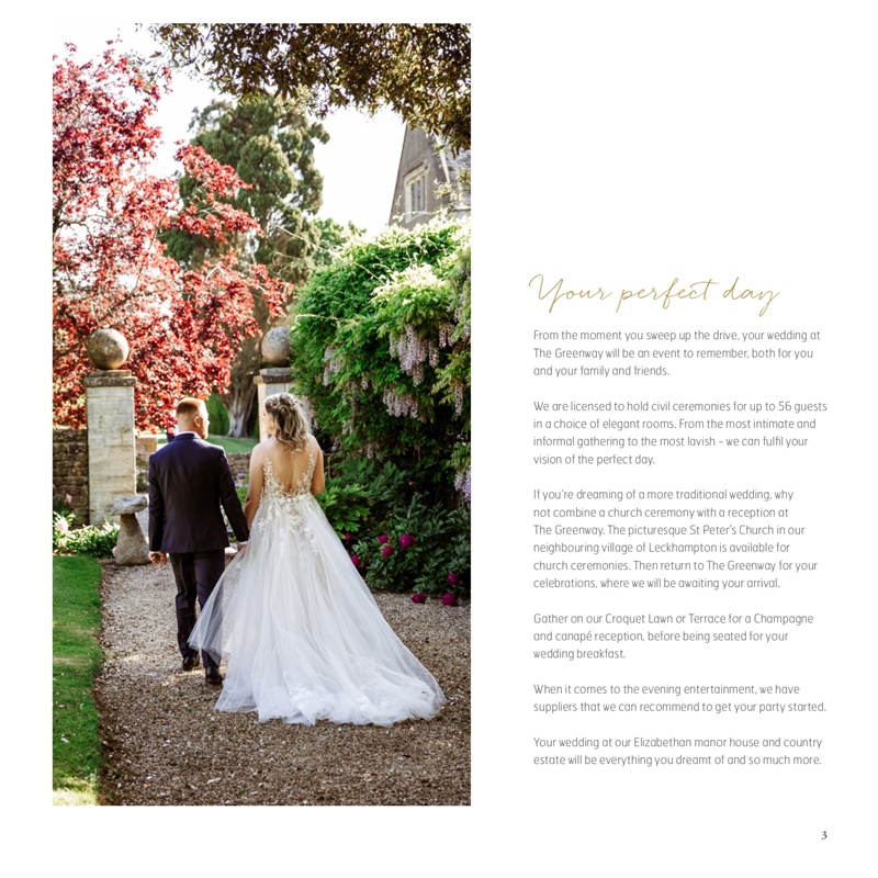 The Greenway Hotel - Wedding Brochure