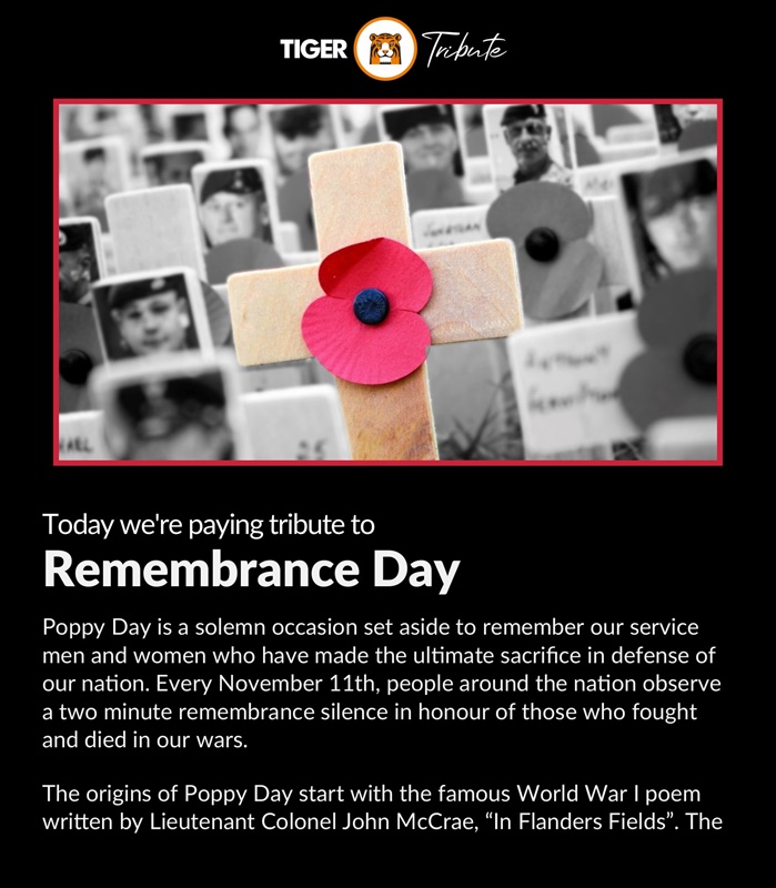 TigerTribute from PageTiger