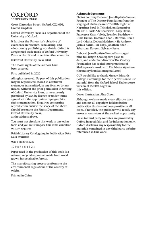 Twelfth Night for CSEC - Sample Chapter - 1