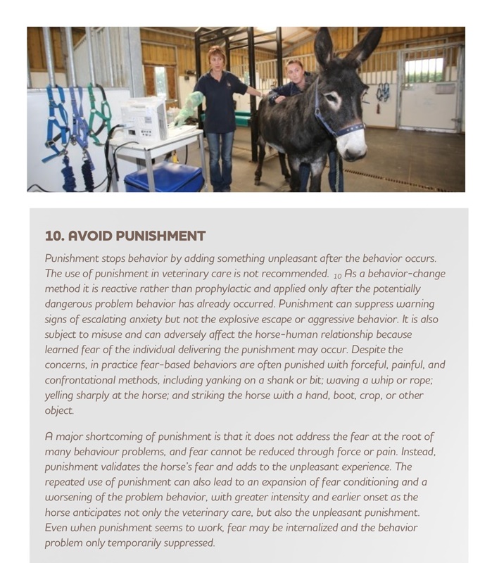 Veterinary Behaviour - Implementing Principles