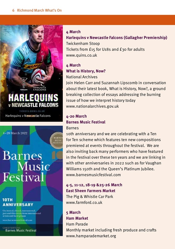 What's On Richmond - March 2022